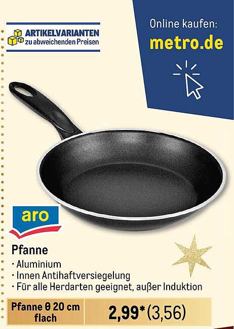 Aro Pfanne Angebot bei METRO