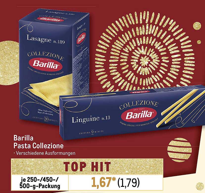 Barilla Pasta Collezione Angebot bei METRO - ProspektGuru.de