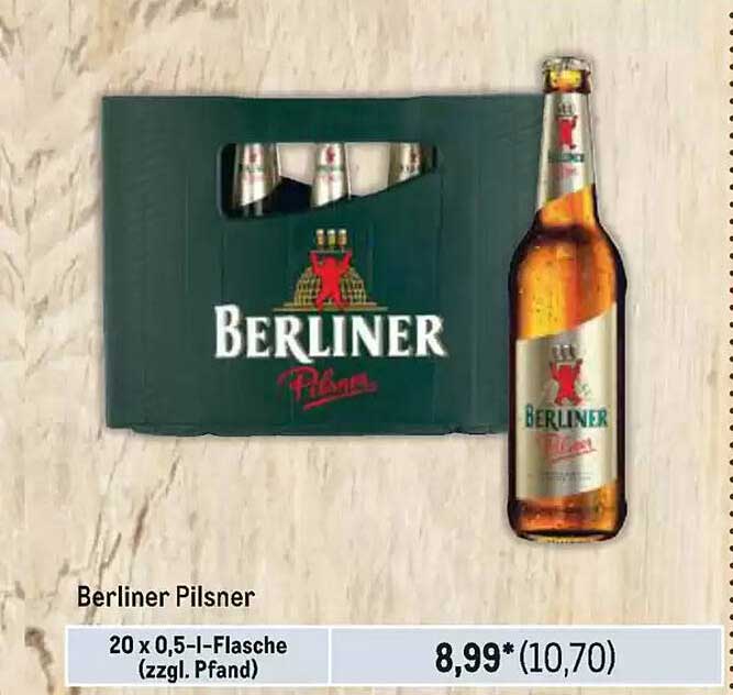 Berliner Pilsner Angebot bei METRO