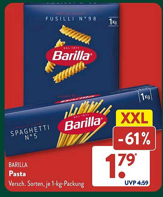 Barilla Pasta Angebot bei Aldi Süd - ProspektGuru.de