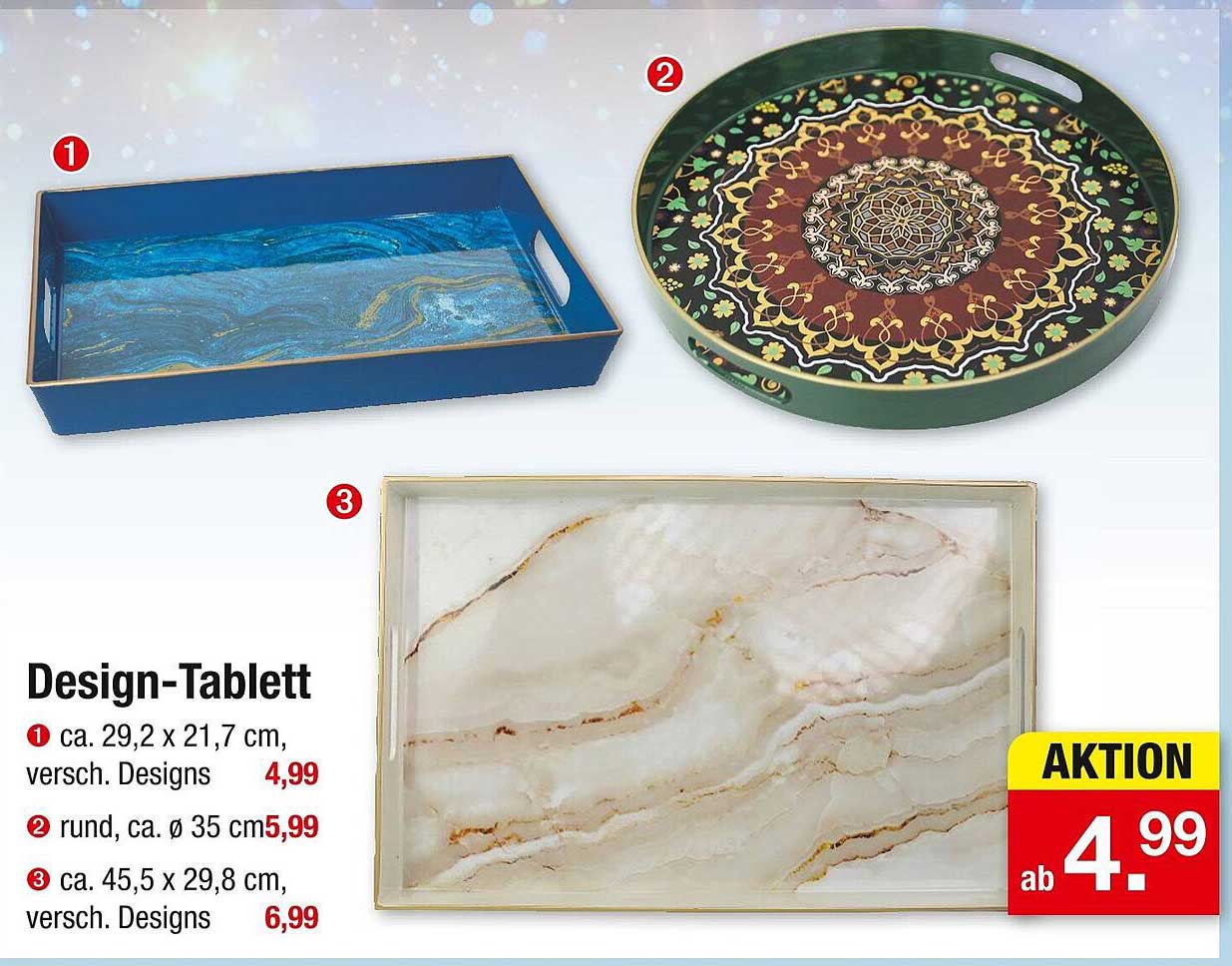 Design-Tablett Angebot bei Zimmermann