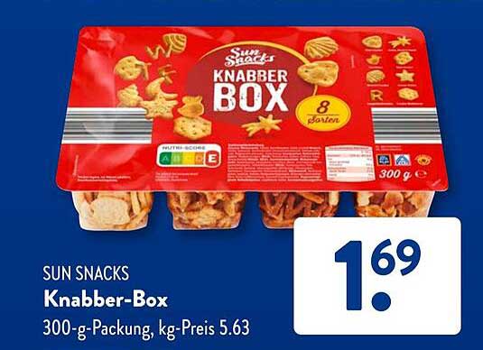 Knabber-Box Angebot bei Aldi Süd