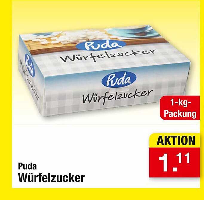 Puda Würfelzucker Angebot bei Zimmermann
