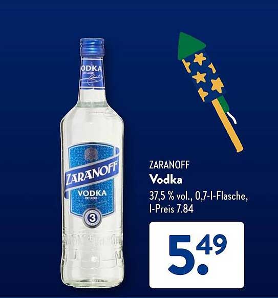 Zaranoff Vodka Angebot bei Aldi Süd