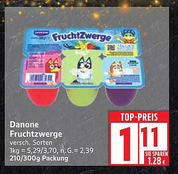 Danone Fruchtzwerge - Verschiedene Sorten Angebot bei Marktkauf ...