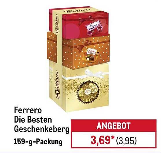 Ferrero Die Besten Geschenkeberg 159-G-Packung Angebot bei METRO ...