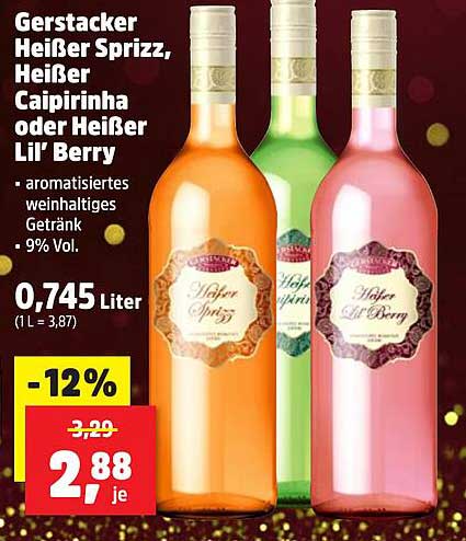Gerstacker Heißer Sprizz, Heißer Caipirinha Oder Heißer Lil' Berry ...
