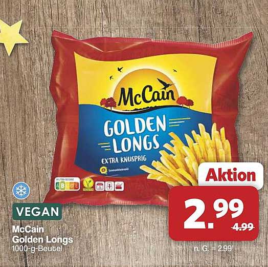 Mccain Golden Longs 1000-G-Beutel Angebot bei Famila Nord West ...
