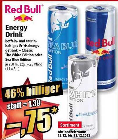 Red Bull Angebote – Jetzt bis zu 70 % Rabatt!