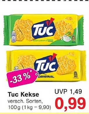 Tuc Kekse, Verschiedene Sorten Angebot bei Jawoll - ProspektGuru.de