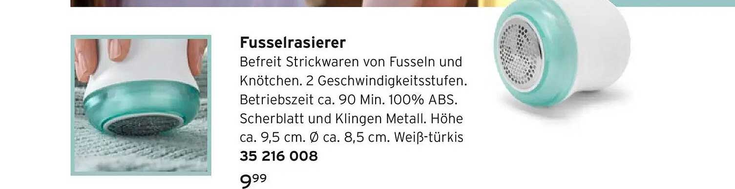 Fusselrasierer Angebot bei Tchibo - ProspektGuru.de
