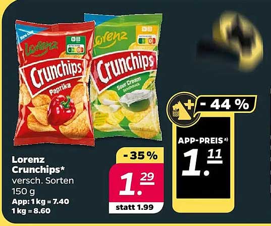 Lorenz Crunchips • Verschiedene Sorten 150-G-Beutel Angebot bei METRO ...