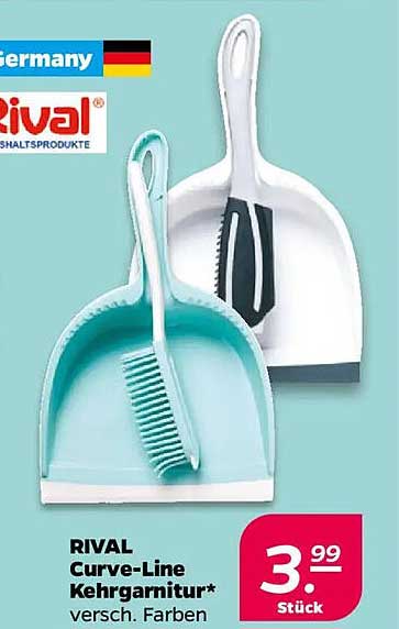 Rival Curve-Line Kehrgarnitur* Angebot bei NETTO - ProspektGuru.de