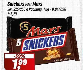 Mars Oder Snickers Angebot bei E-Center - ProspektGuru.de