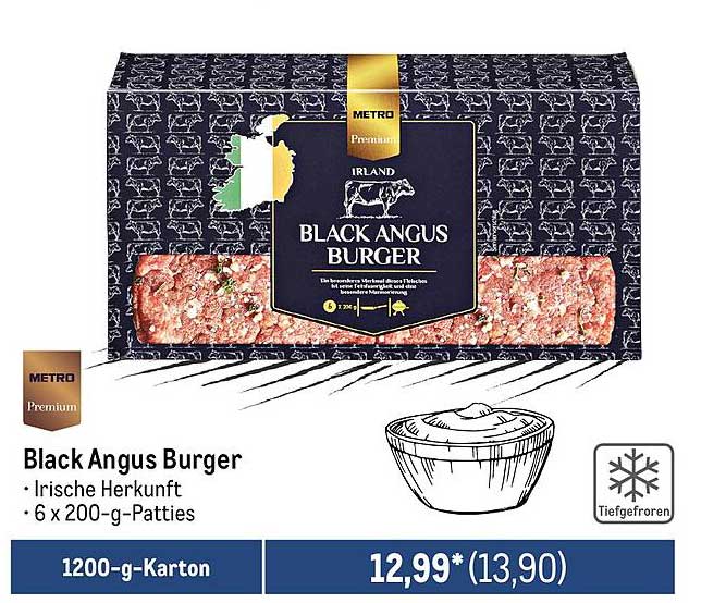 Black Angus Burger Angebot bei METRO - ProspektGuru.de