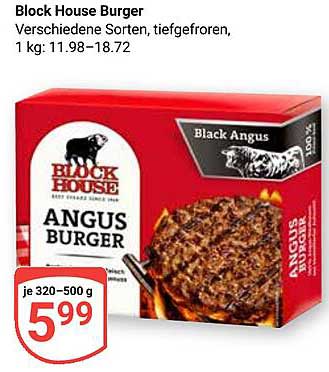 Block House Burger Angebot bei Globus