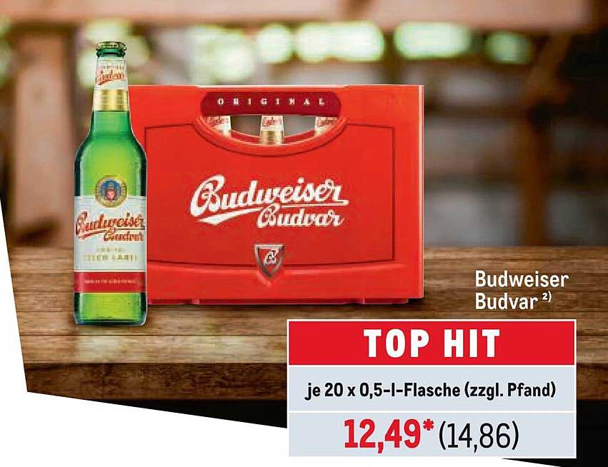 Budweiser Budvar Angebot bei METRO