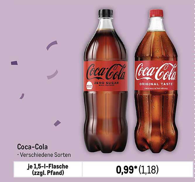 Coca-Cola Angebot bei METRO