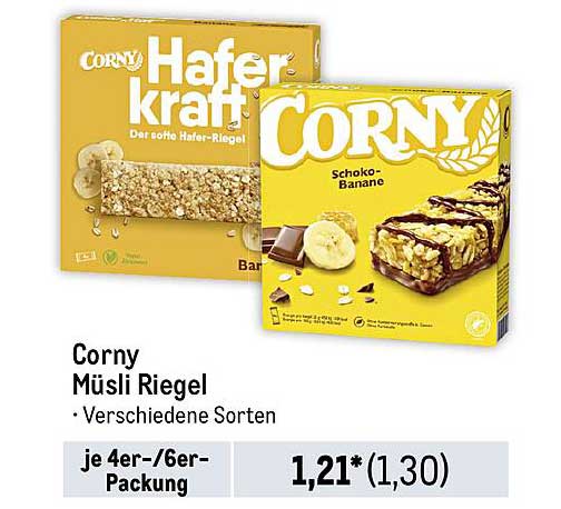 Corny Müsli Riegel Angebot bei METRO