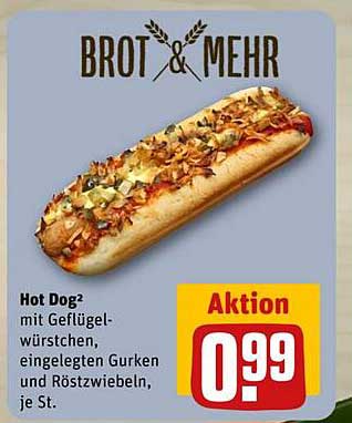 Hot Dog² Angebot bei REWE Center