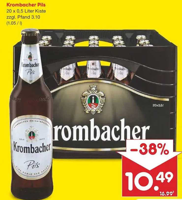 Krombacher Pils Angebot bei Netto Marken-Discount - ProspektGuru.de