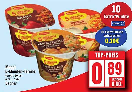 Maggi 5-Minuten-Terrine Angebot bei Edeka