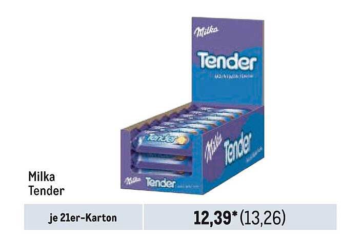 Milka Tender Angebot bei METRO