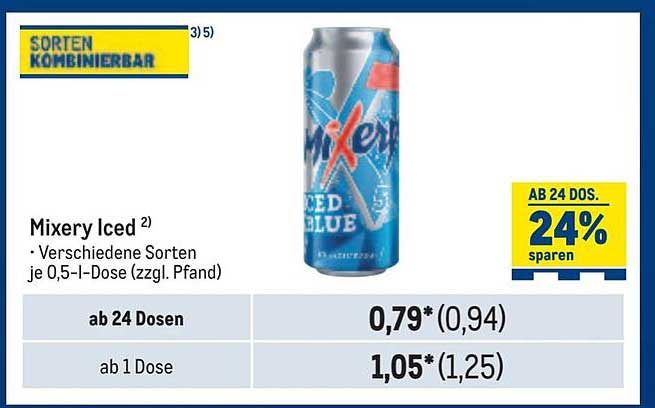 Mixery Iced Blue Angebot bei METRO