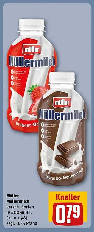 Müllermilch Angebot bei REWE Center