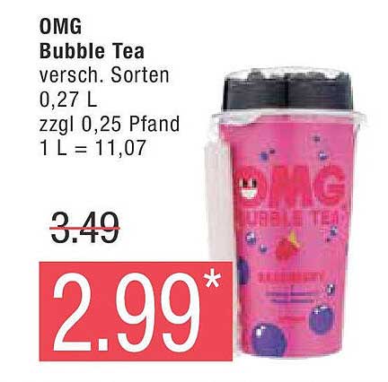 Omg Bubble Tea Angebot bei Marktkauf