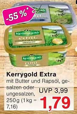 Kerrygold Extra Mit Butter Und Rapsöl, Gesalzen Oder Ungesalzen, 250 G ...