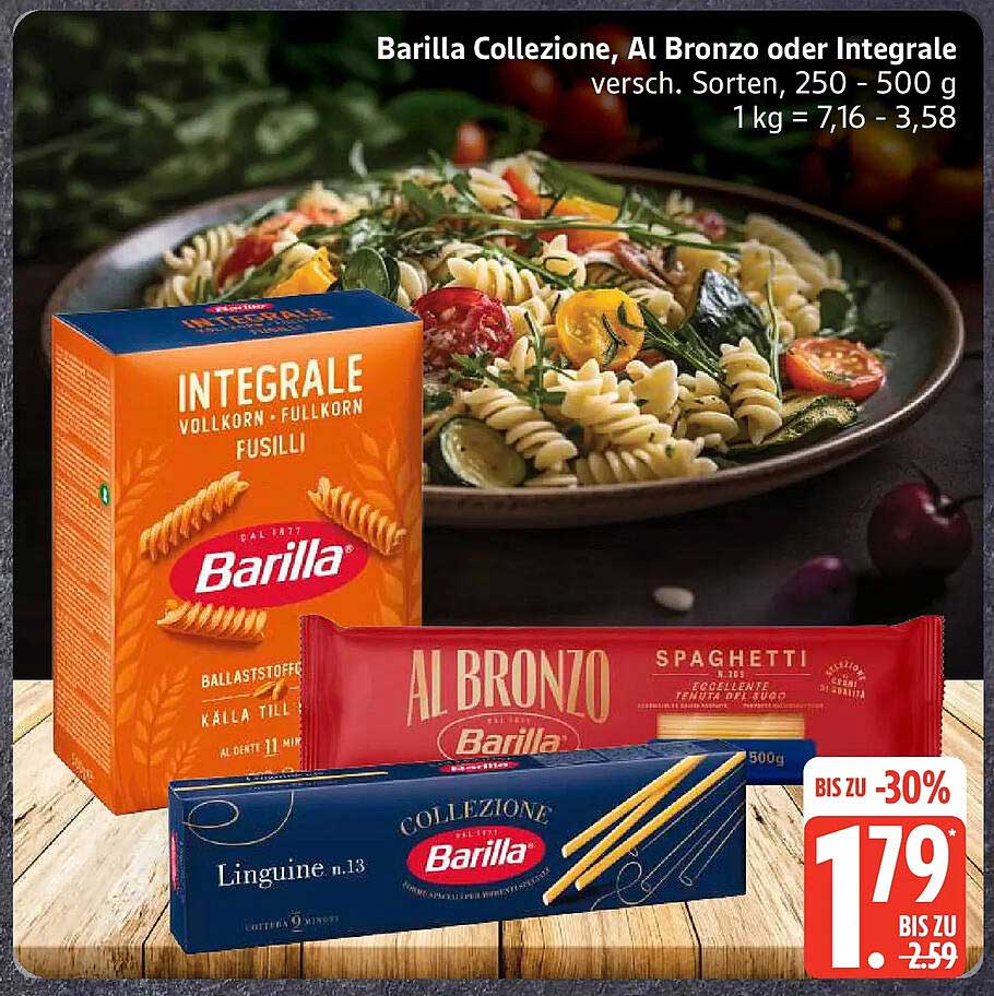 Barilla Collezione, Al Bronzo Oder Integrale Versch. Sorten, 250 - 500 ...