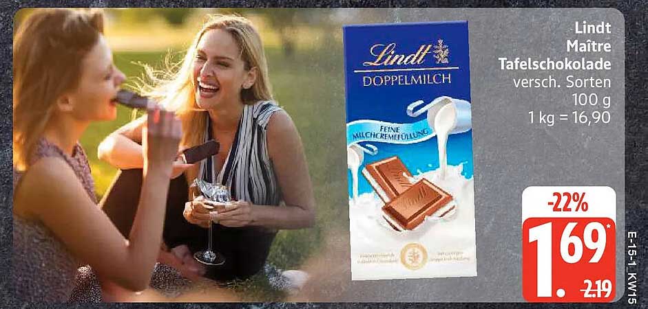 Lindt Maître Tafelschokolade Versch. Sorten Angebot bei Marktkauf ...