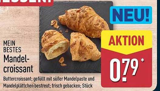 Mein Bestes Mandel-Croissant Angebot bei Aldi Nord - ProspektGuru.de