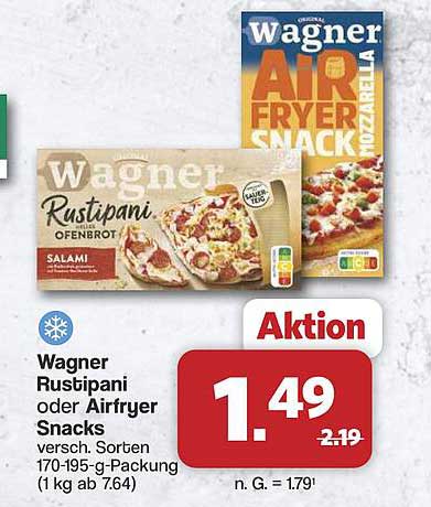 Wagner Rustipani Oder Airfryer Snacks Angebot bei Famila Nord West ...