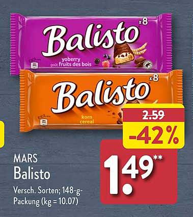 Balisto Angebot bei Aldi Nord
