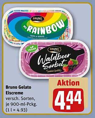 Bruno Gelato Eiscreme Angebot bei REWE Center - ProspektGuru.de