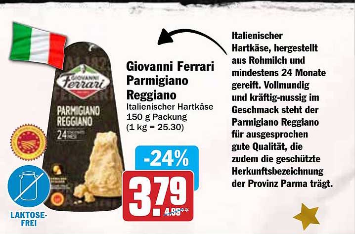 Giovanni Ferrari Parmigiano Reggiano Angebot bei Hit