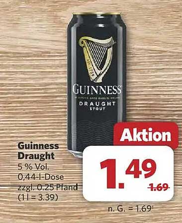 Guinness Draught Angebot bei Combi