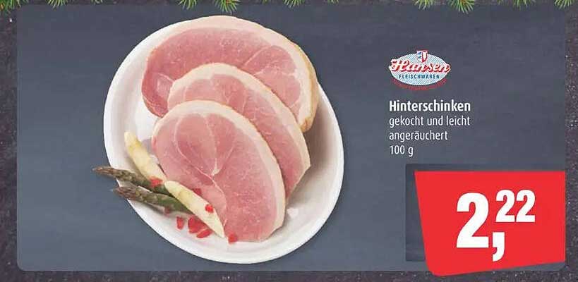 Hinterschinken Angebot bei Markant