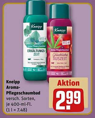 Kneipp Aroma-Pflegeschaundbad Angebot bei REWE Center