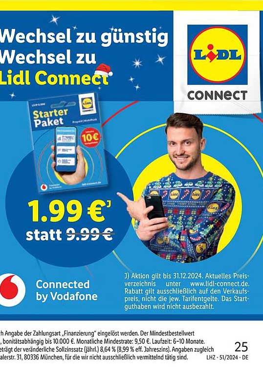 Lidl Connect Starter Paket Angebot bei Lidl