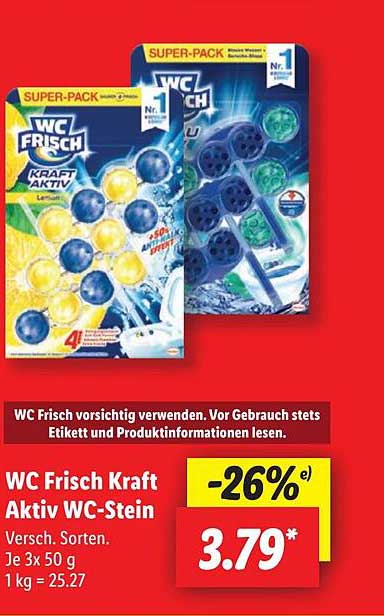 Wc Frisch Kraft Aktiv Wc-Stein Angebot bei Lidl