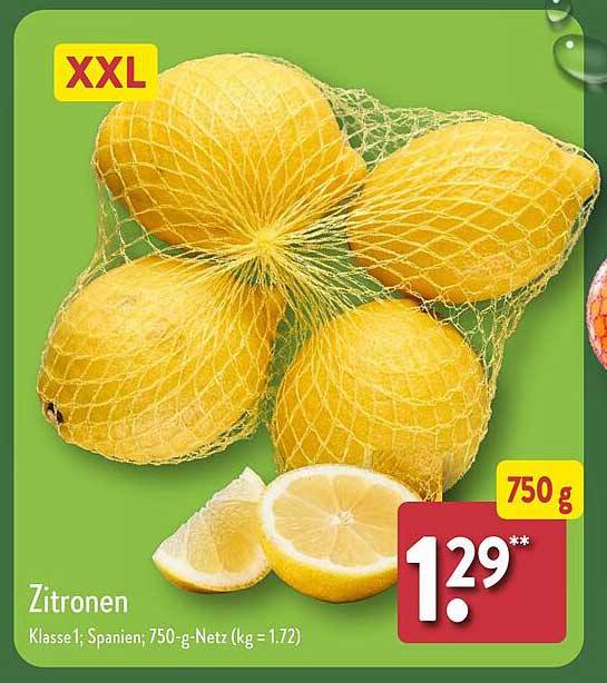 Zitronen Angebot bei Aldi Nord - ProspektGuru.de