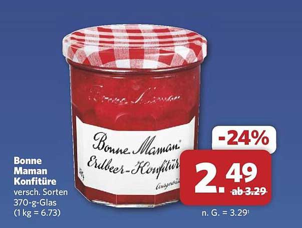 Bonne Maman Erdbeer-Konfitüre 370 G – Jetzt Reduzieren! Angebot bei ...