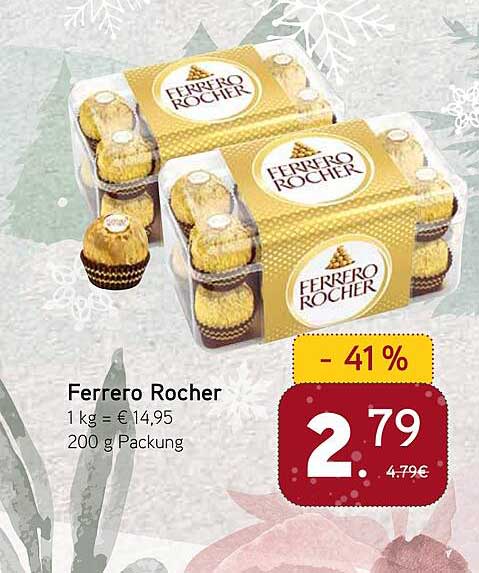 Ferrero Rocher 200 G Packung Angebot bei Dornseifer - ProspektGuru.de