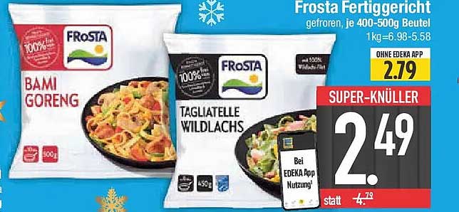 Frosta Fertiggericht – Bami Goreng Oder Tagliatelle Wildlachs, 400-500G ...