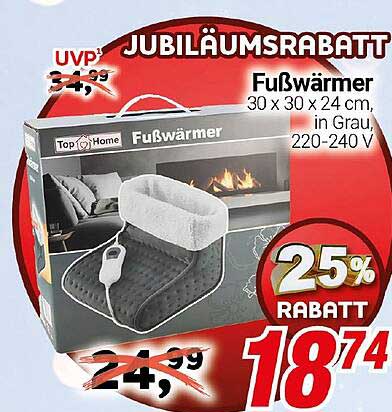 Fußwärmer 30 X 30 X 24 Cm In Grau, 220-240 V - 25% Rabatt Angebot bei ...