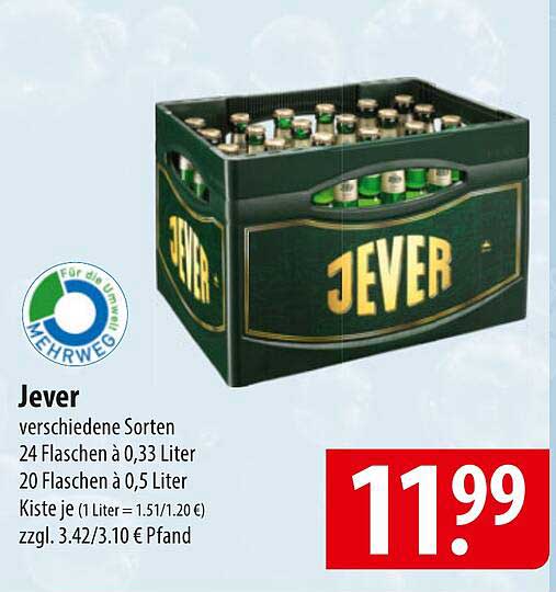 Jever - Verschiedene Sorten Im Angebot Angebot bei Famila Nord Ost ...