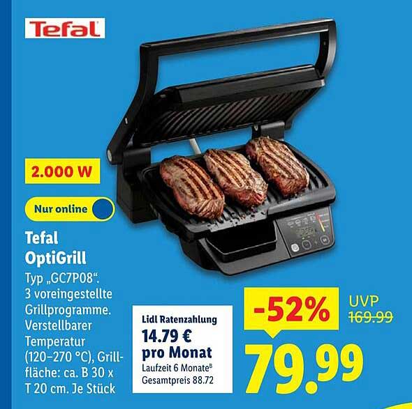 Lidl Tefal Optigrill